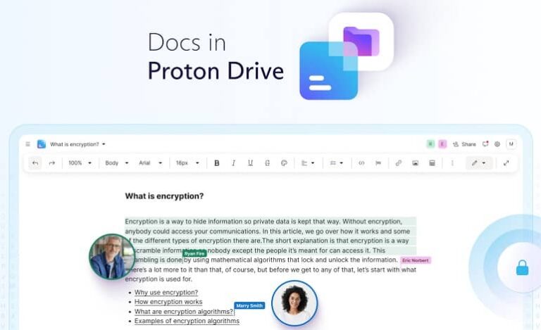 پروتون نسخه ای از Google Docs را راه اندازی کرد